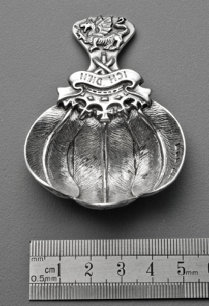 Leopard Antiques Prince of Wales Investiture Commemorative Silver Caddy ...